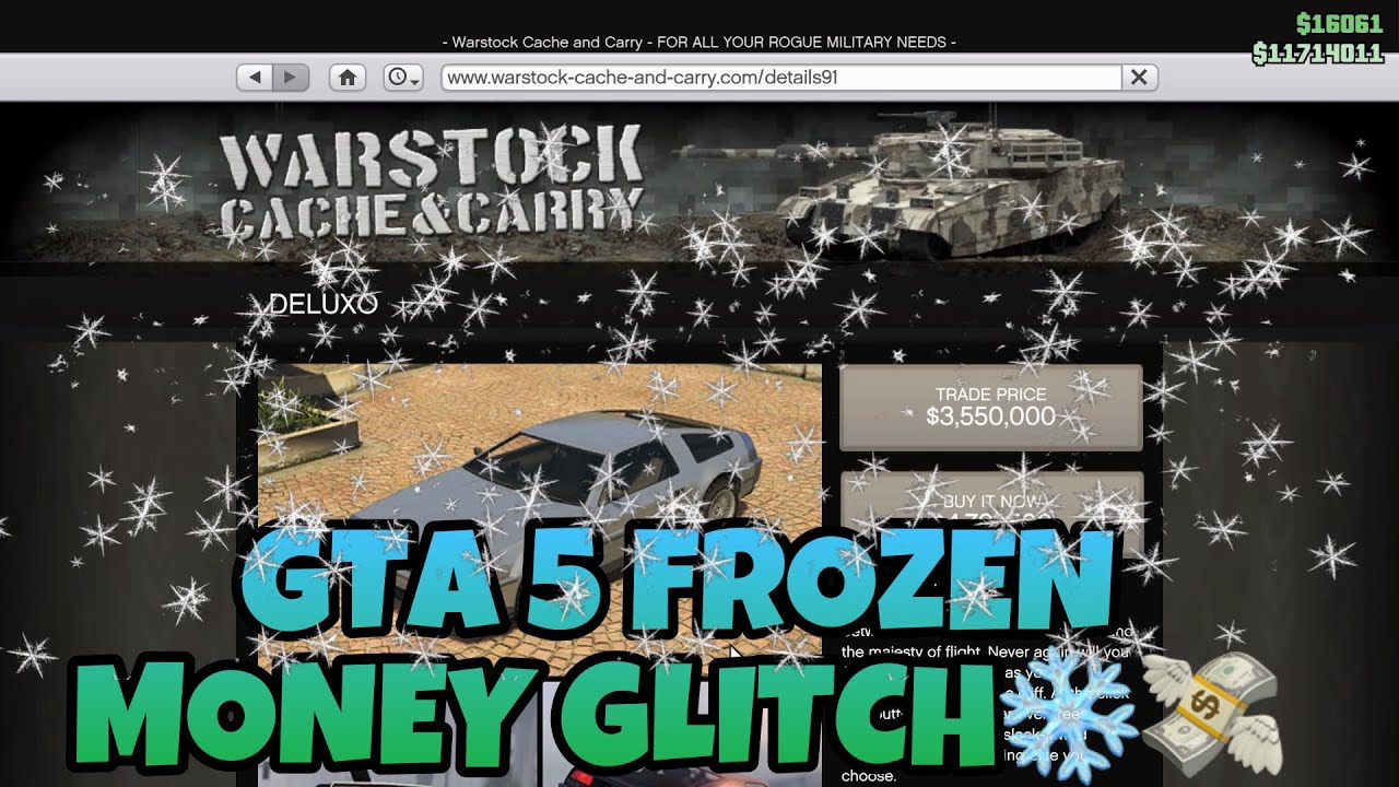 GTA 5 Frozen Money Glitch ️💸 - YouTube