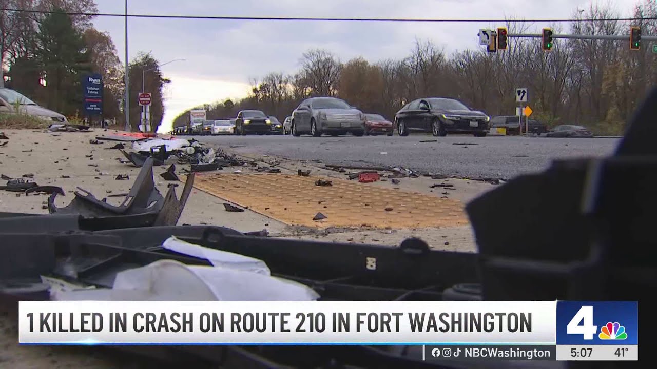 1 Killed in Crash on MD 210 in Fort Washington - YouTube