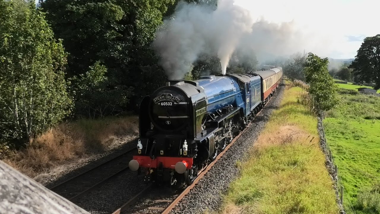 Mainline Steam Returns Hard At Work In The North - YouTube