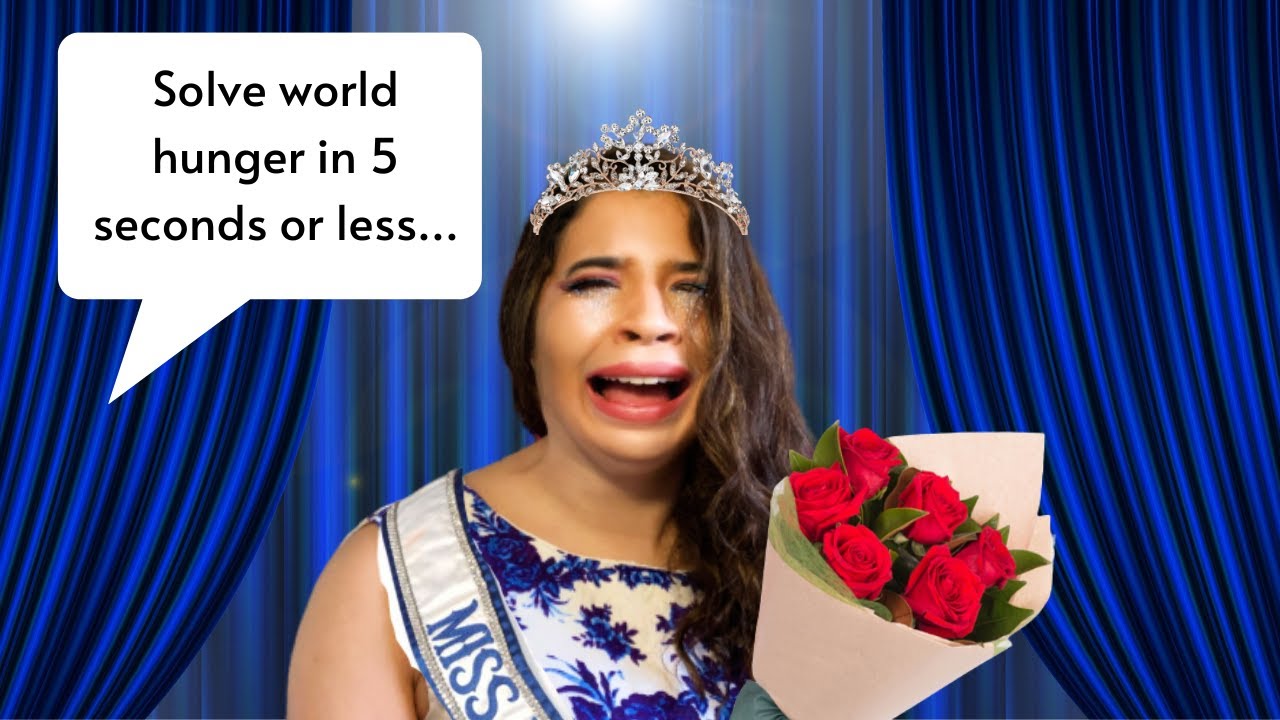 ANSWERING DUMB PAGEANT QUESTIONS - YouTube