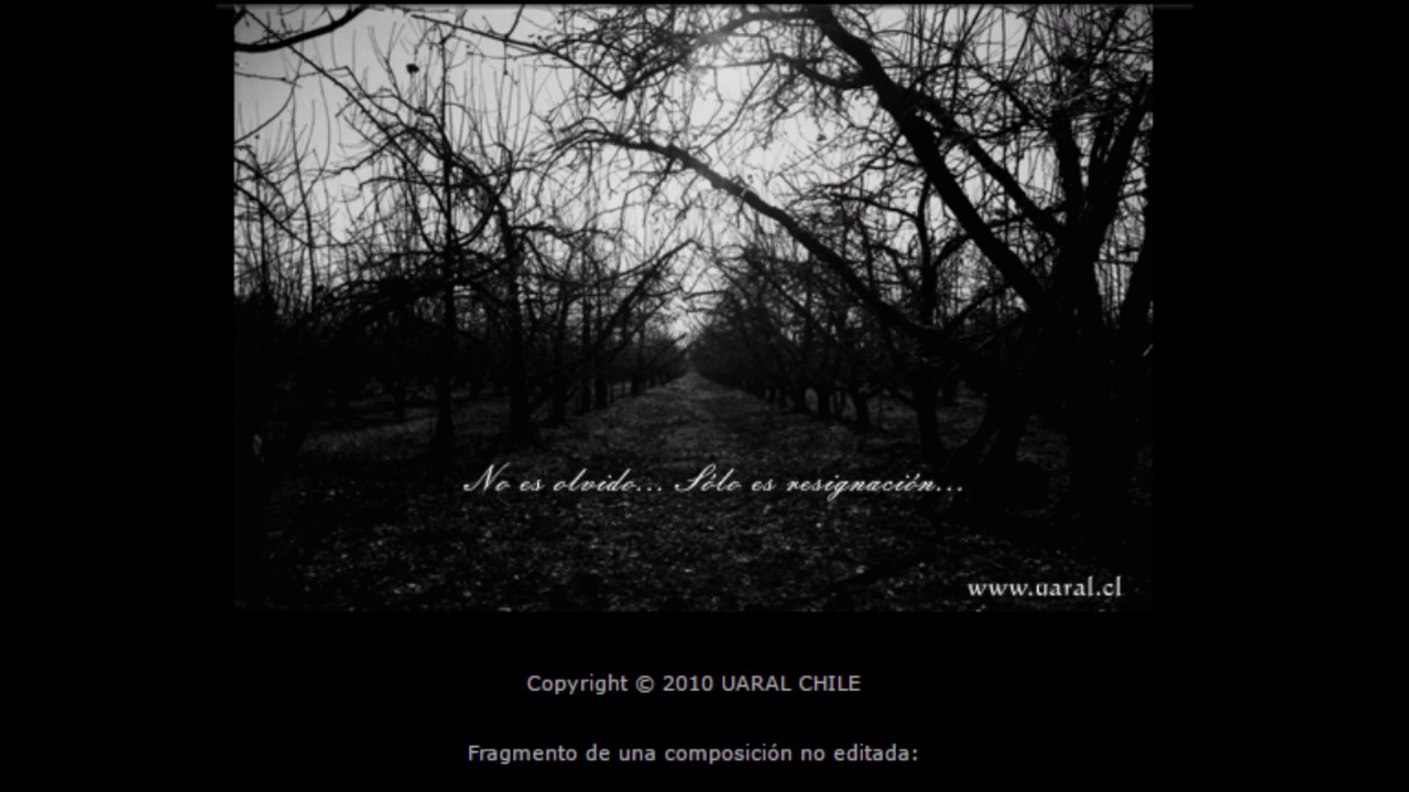 UARAL: The Last Song of Uaral (unpublished, inédito) - YouTube