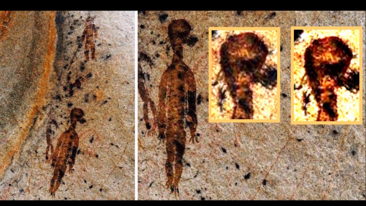 8 Cave Paintings depicting Aliens - YouTube