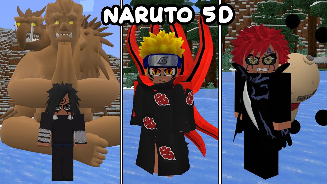 A NOVA ADDON DE NARUTO 5D ATUALIZOU no MINECRAFT !! - YouTube