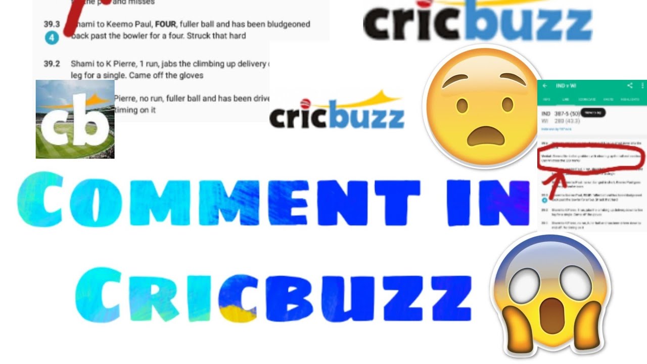 How To Comment in Cricbuzz || Special Tip For Cricbuzz || Everyone can ...