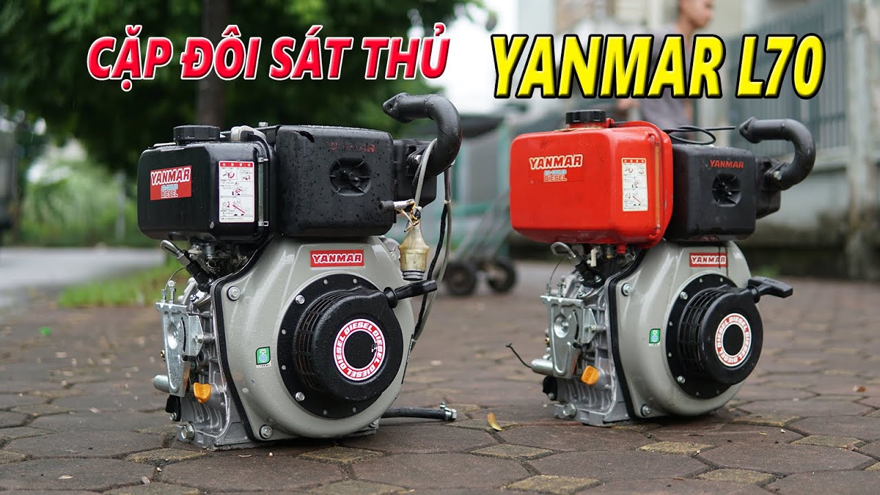 Cặp Đôi Động Cơ Dầu Diesel Yanmar L70 Đẹp Xuất Xắc Chỉ Thiếu Thùng ...