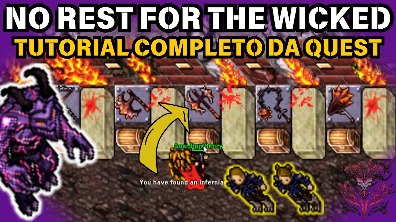 Tibia: No Rest For The Wicked - Tutorial COMPLETO e DETALHADO da QUEST ...