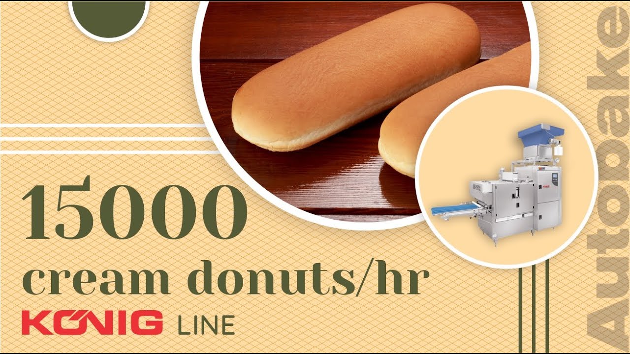 The ultra-fast, fully-automatic Konig line in action - making Rolls ...