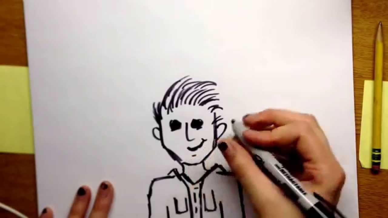 Video of face drawing - YouTube