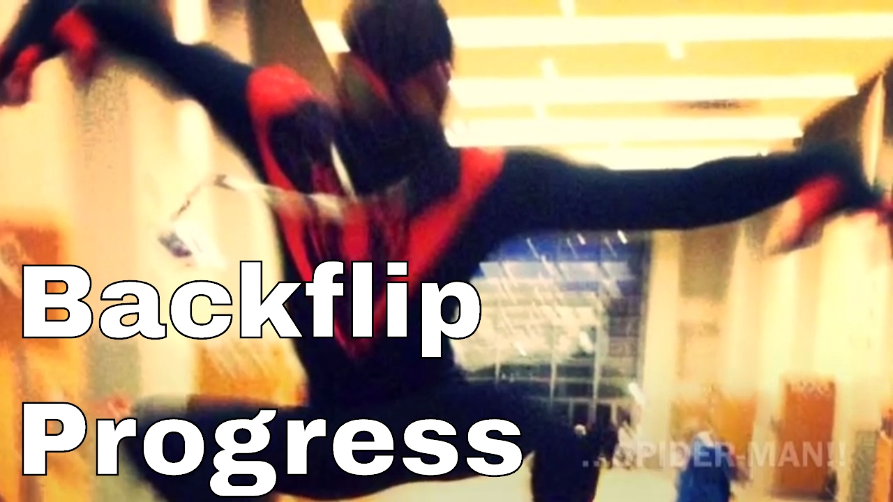 My Backflip Progress ft. Ultimate Spider-Man - YouTube