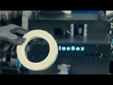 Máy dán cạnh PUR Tempora F600 60.06L Glubox - YouTube