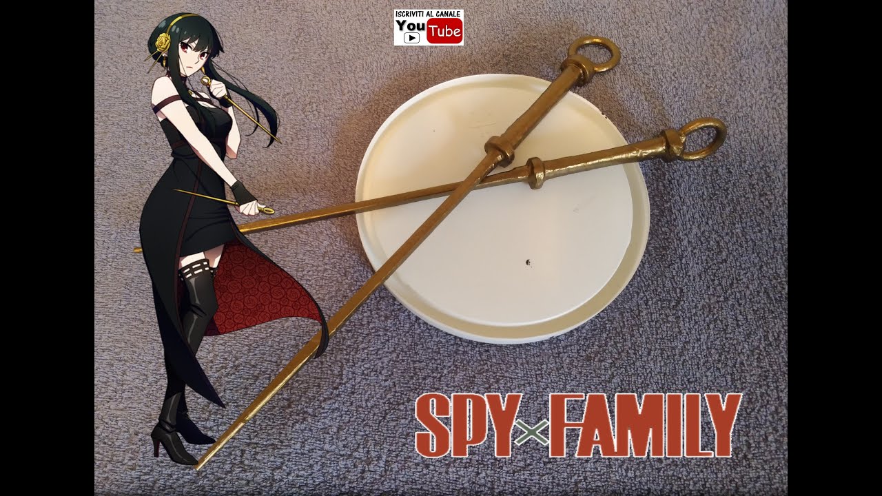 TUTORIAL - Come Realizzare gli Aghi di Yor Forger - SPY x FAMILY - YouTube