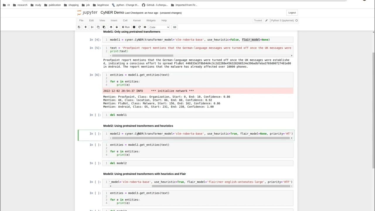 CyNER: A Python Library for Cybersecurity Named Entity Recognition - YouTube