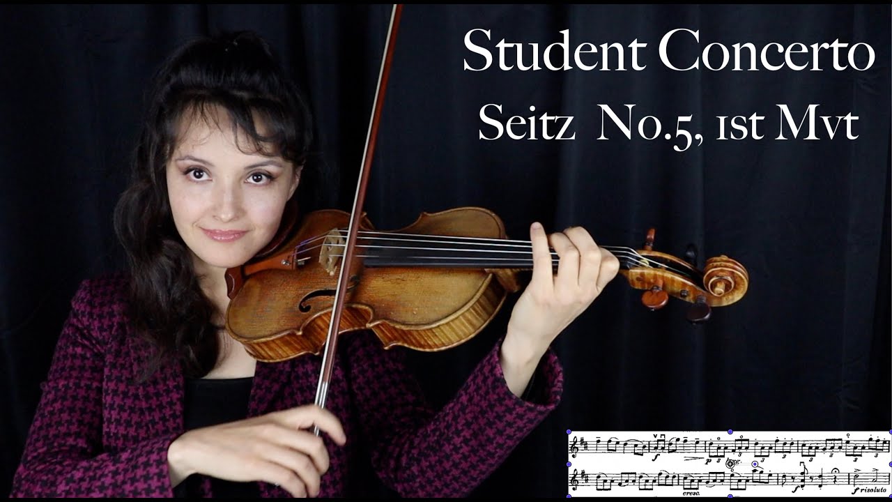 Concerto No. 5 in D Major, Op. 22, 1st Mvt / Friedrich Seitz - Suzuki ...