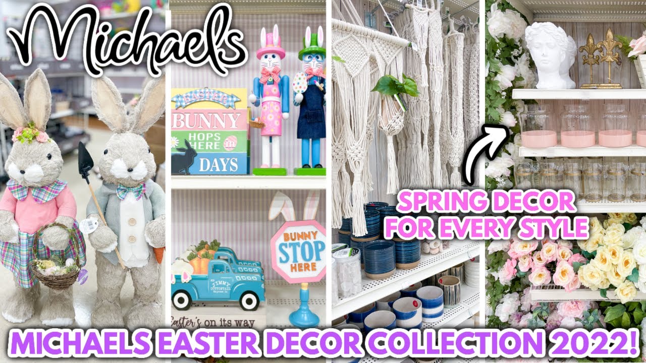 The BEST 2022 Easter Decor at Michaels Craft Store | Spring Decorating ...