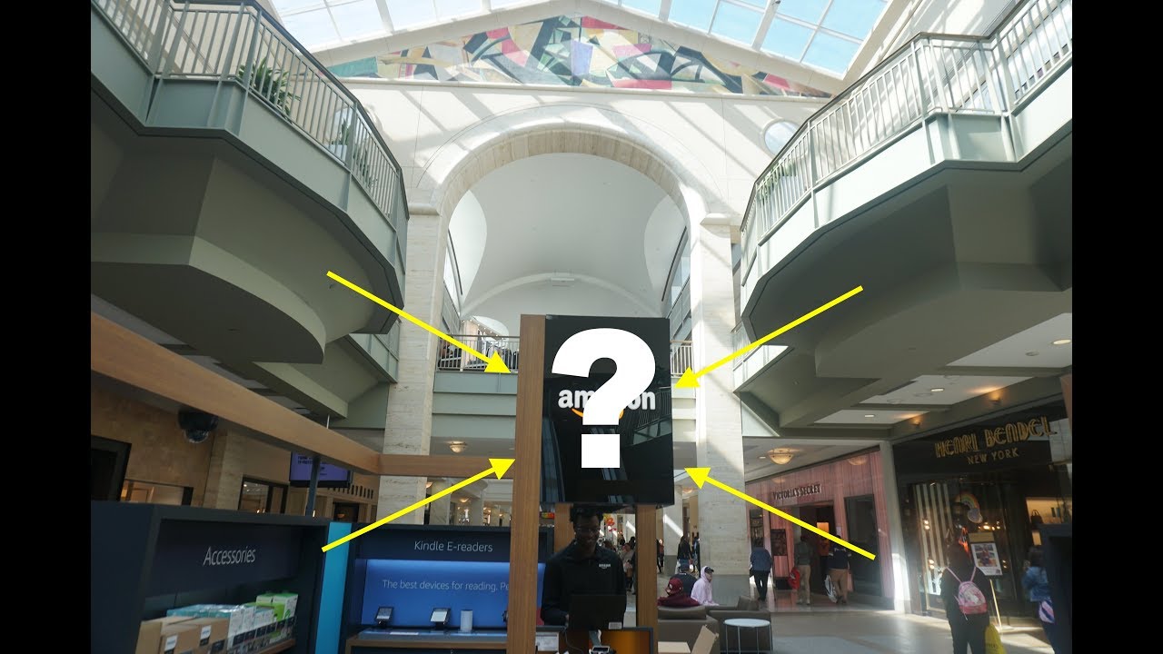 SEARCHING FOR AN AMAZON POP UP STORE IN A 4 STORY MALL!! HELLLLLPPP ...