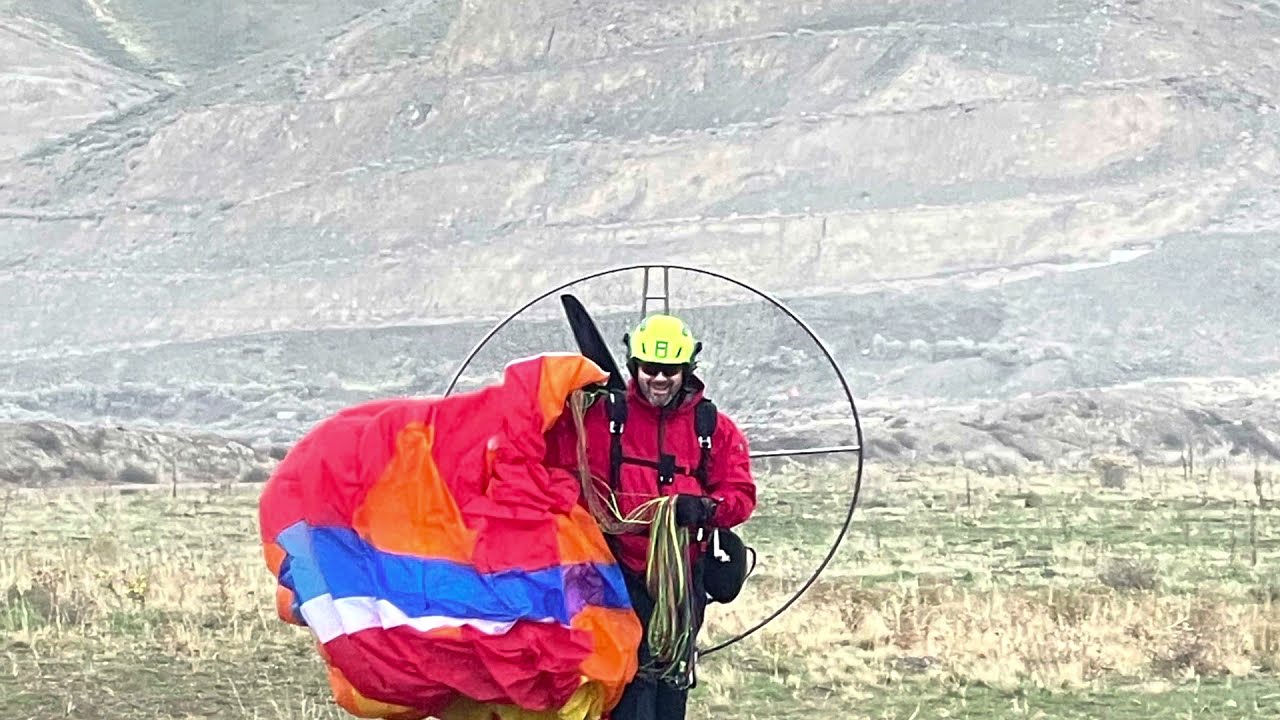 First Paramotor Flight! - YouTube