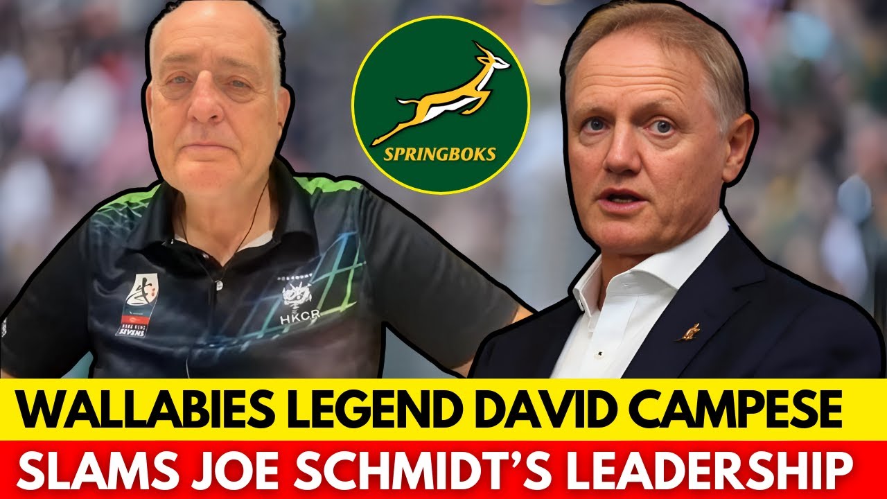 🔥TENSIONS RISE AS DAVID CAMPESE DOESN’T HOLD BACK ON JOE SCHMIDT ...