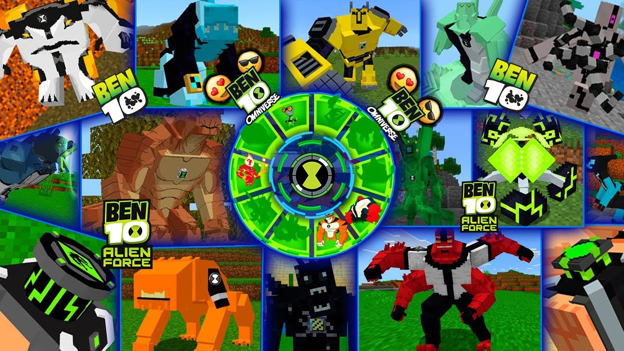 REALISTIC OMNITRIX🥰| NEW BEN 10 MOD FOR MINECRAFT PE | MCPE 1.20+ - YouTube
