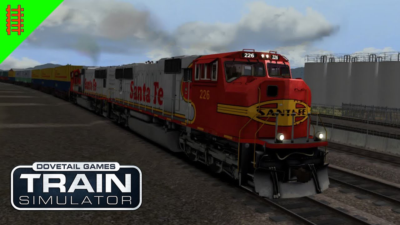 TS2020 ATSF Intermodal On The Surfline - YouTube
