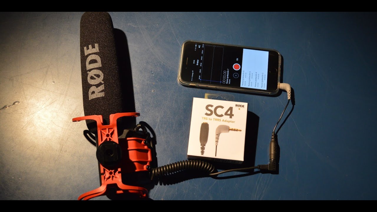 Rode SC4 adaptador de micrófono para iPhone - YouTube