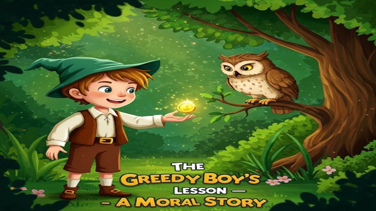 The Greedy Boy's Lesson – A Moral Story - YouTube