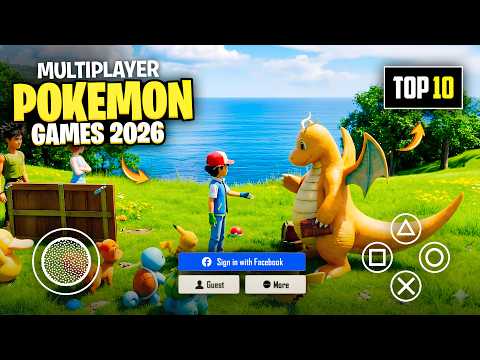 Top 10 New Pokemon Games for Android 2026 | Open World Multiplayer Pokemon Games for Android