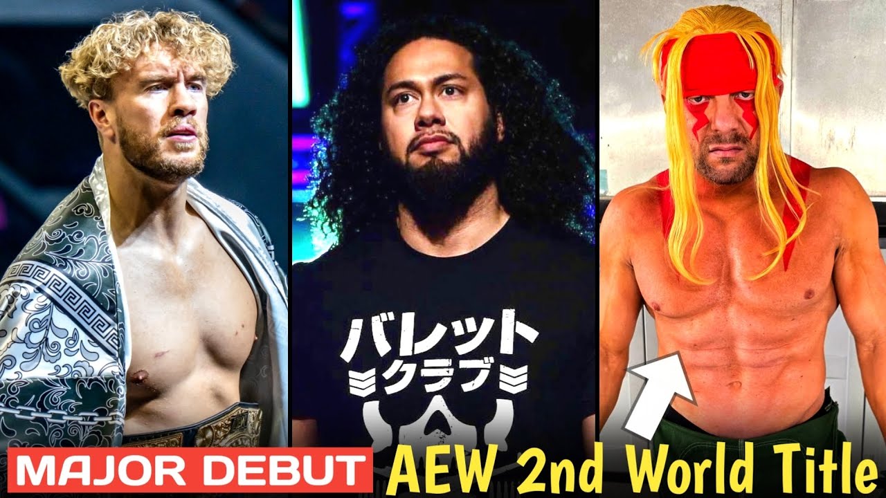 AEW 2nd World Title Plan🤯| Hikuleo Major DEBUT Set | Grand Slam Mexico ...