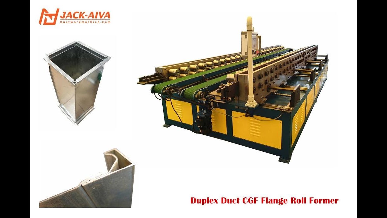 Duplex PDF Duct Flange Roll Forming Machine, PDF-3 Duct Flange, Duct ...
