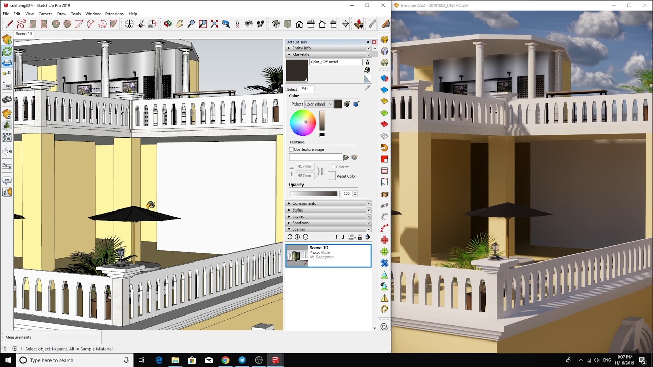Enscape Rendering for beginer - YouTube