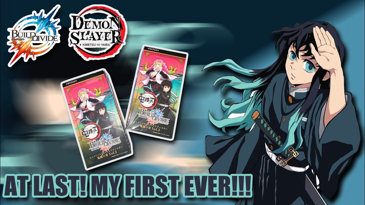 PULLED MY FIRST DIVIDE RARE | BUILD DIVIDE x DEMON SLAYER TRADING CARD ...