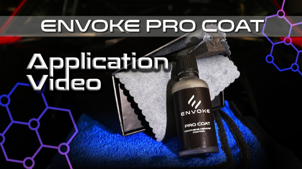 How to Apply Envoke Pro Coat Graphene Ceramic Coating - YouTube