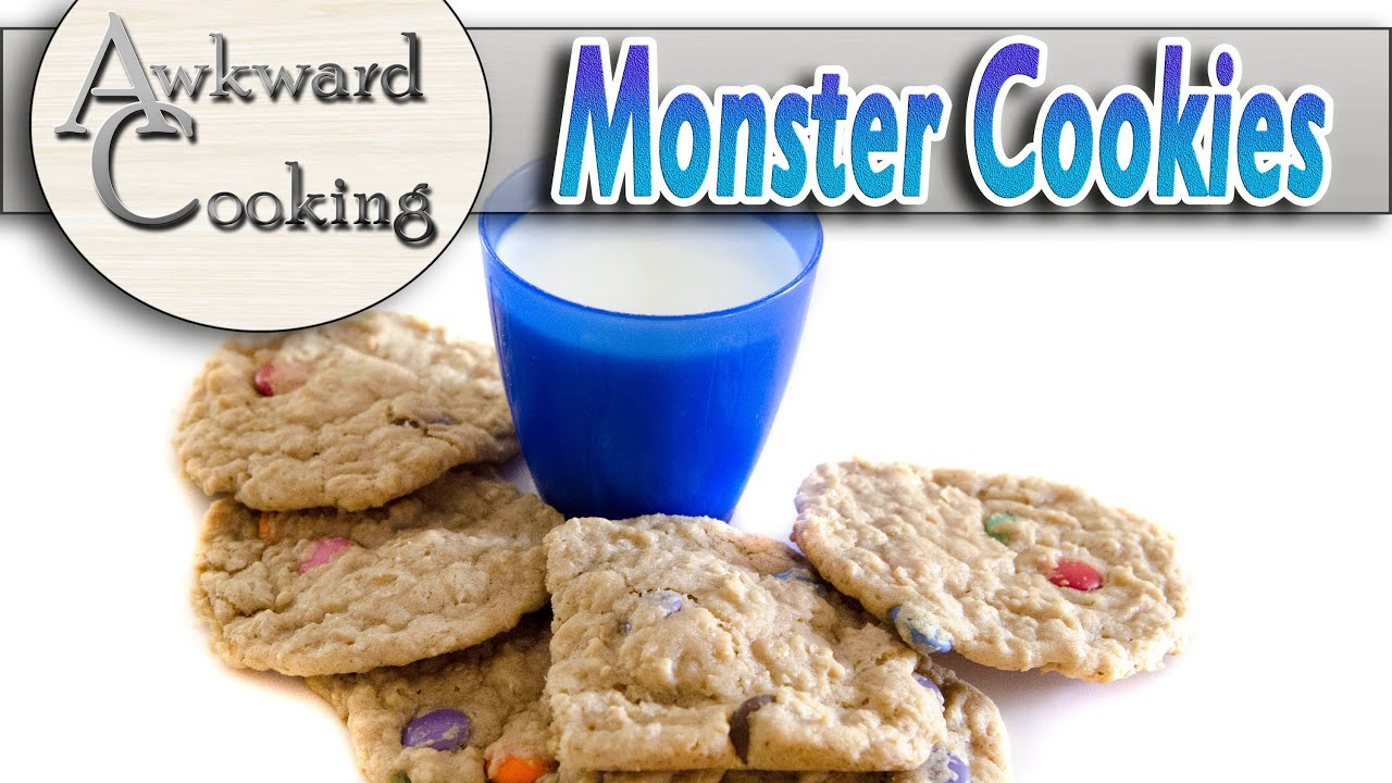 Monster Cookies, Awkward Cooking #18 - YouTube