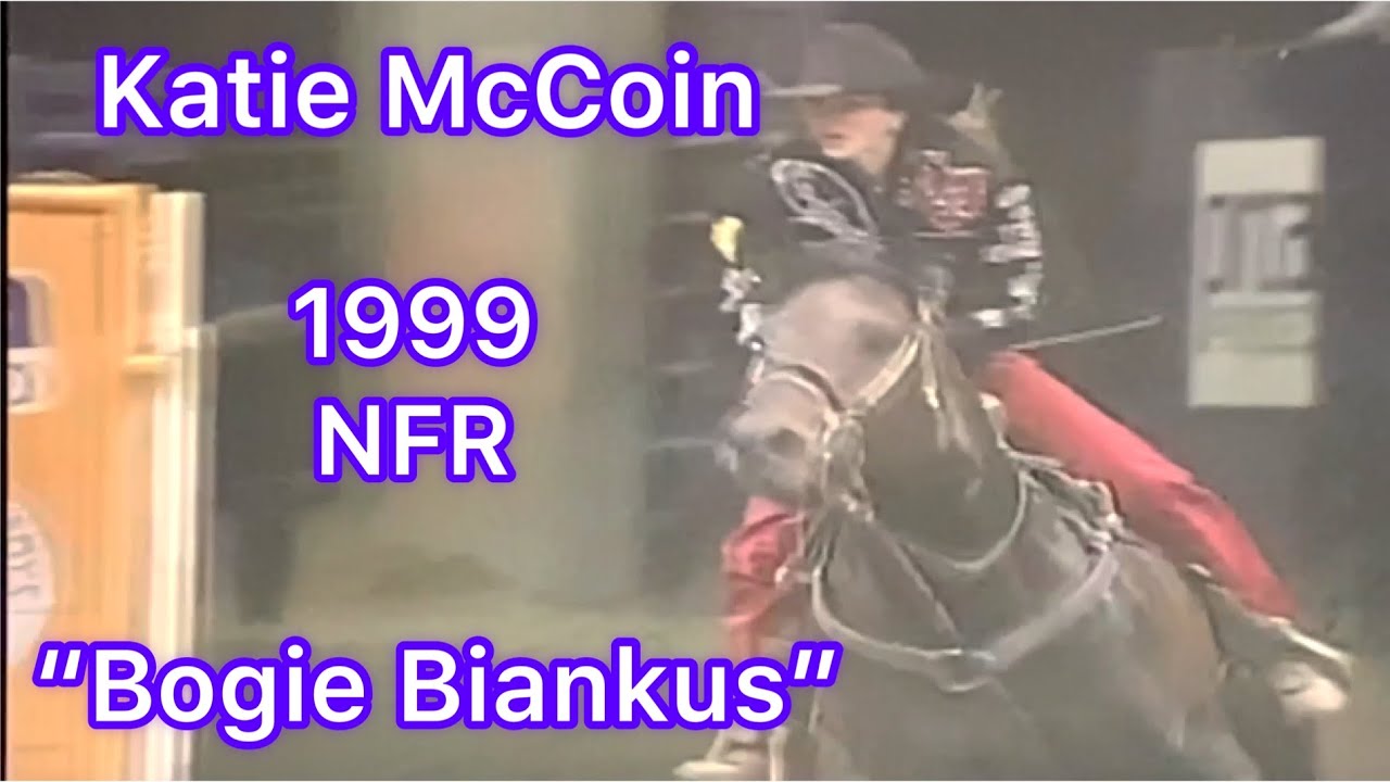 Katie McCoin & "Bogie Biankus" 1999 National Finals Rodeo Barrel Racing ...