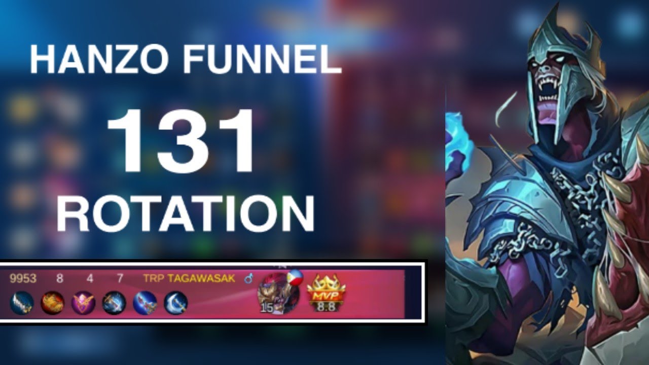 OP FUNNEL HANZO/ TUTORIAL HANZO/MLBB/SKIN GIVE AWAY/LawD Official - YouTube