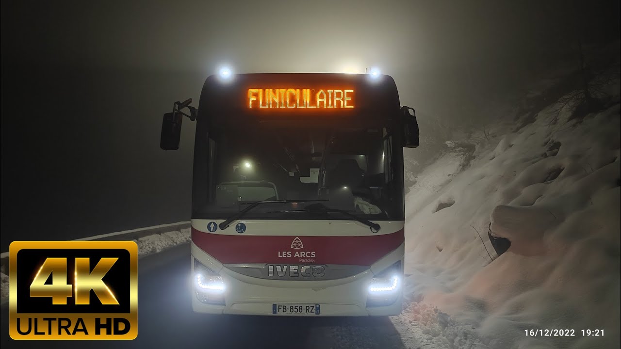 Arcs 2000 vers Arcs 1600 Funiculaire - YouTube