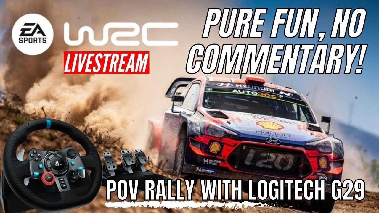 EA SPORTS WRC | Logitech G29 POV Driving | No Commentary Rally Run ...