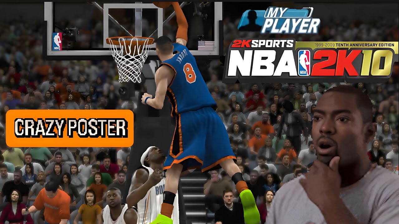 NBA 2K10 MyPlayer - INSANE Poster In 2nd NBA Game !! - YouTube