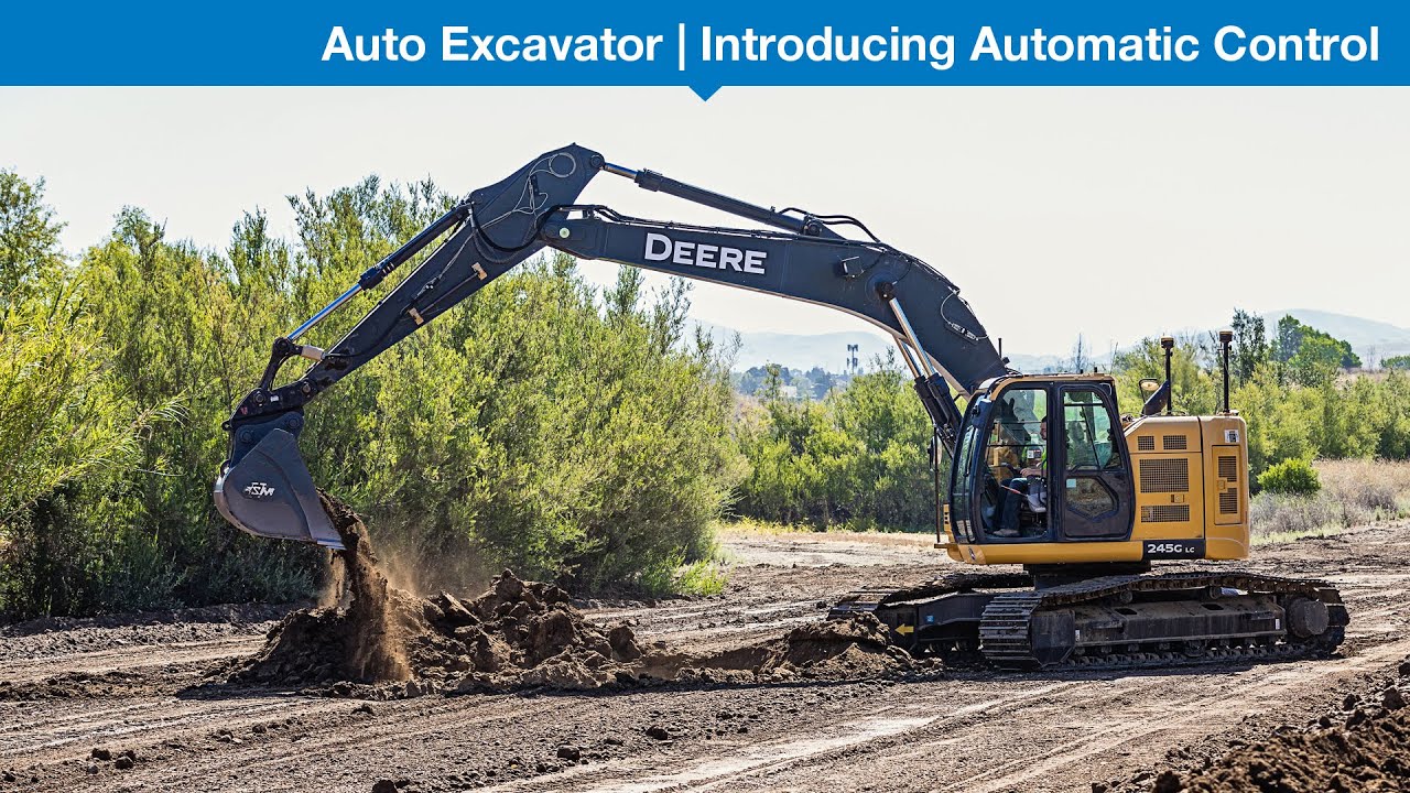 Introducing Automatic Control of your Excavator | Topcon - YouTube