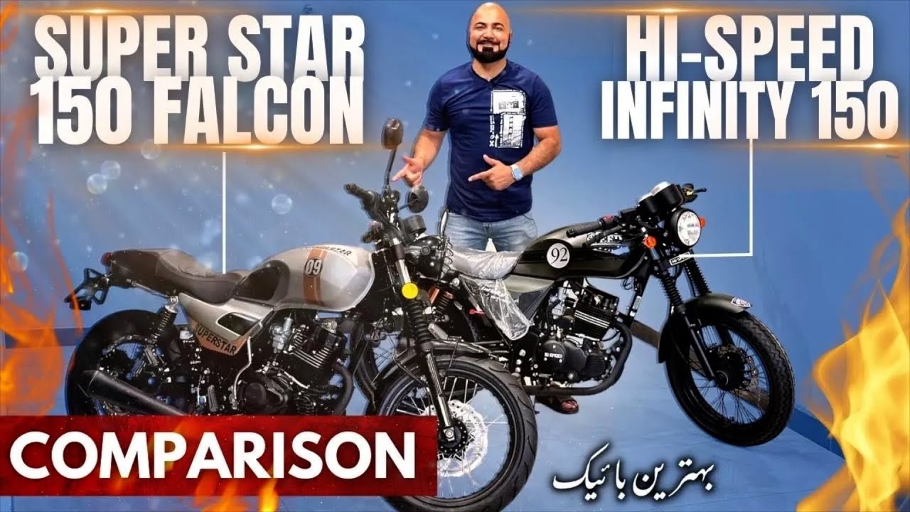 SUPER STAR 150 FALCON VS HI-SPEED INFINITY 150 CC DETALED COMPARISON ...