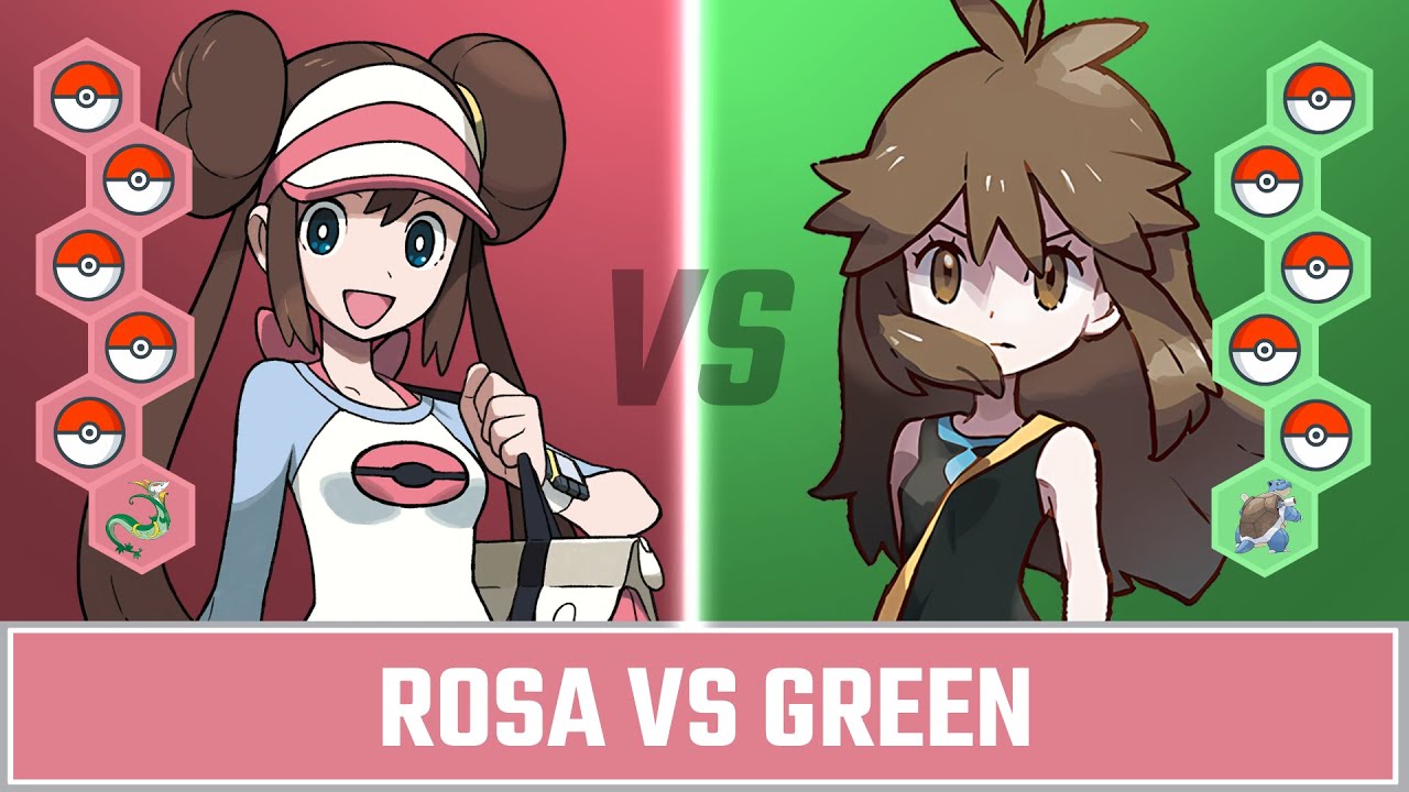 Pokemon Battle: Rosa vs Green - YouTube