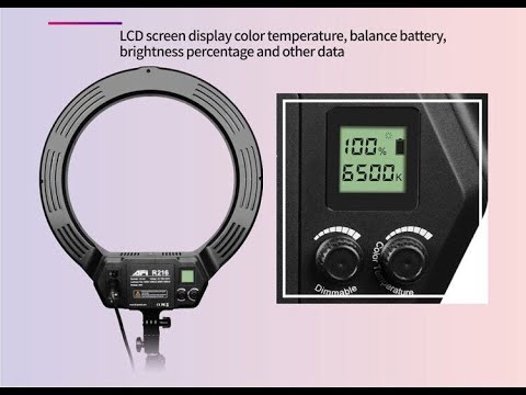 Кольцевая лампа AFI R216. AFI R216 Led Ring Light - YouTube