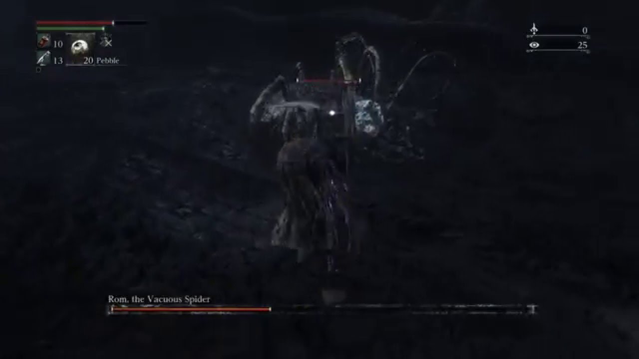 Bloodborne - Simon's Bowblade vs Lower Pthumeru Chalice Rom - YouTube