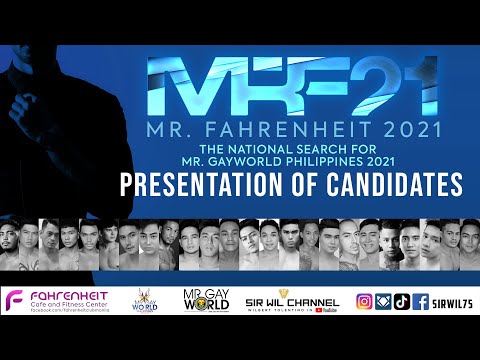 MR. FAHRENHEIT 2021/ MR. GAY WORLD PHILIPPINES 2021  MEDIA PRESENTATION
