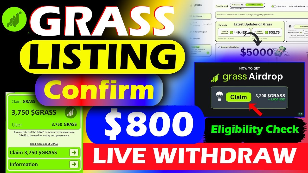 Get Grass Airdrop - Grass Airdrop Price Prediction - How t Claim Grass ...