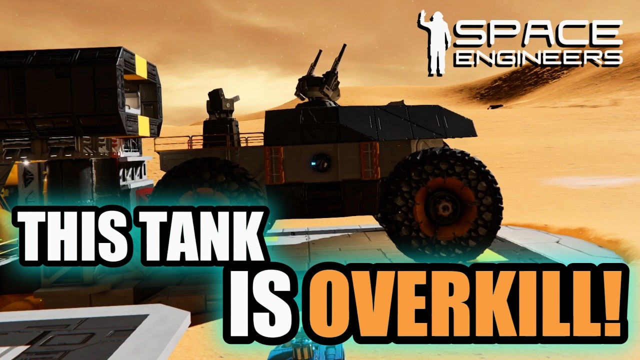 NEW TANK COMBAT TEST: SURVIVING MARS E07 - Space Engineers 2026 - YouTube