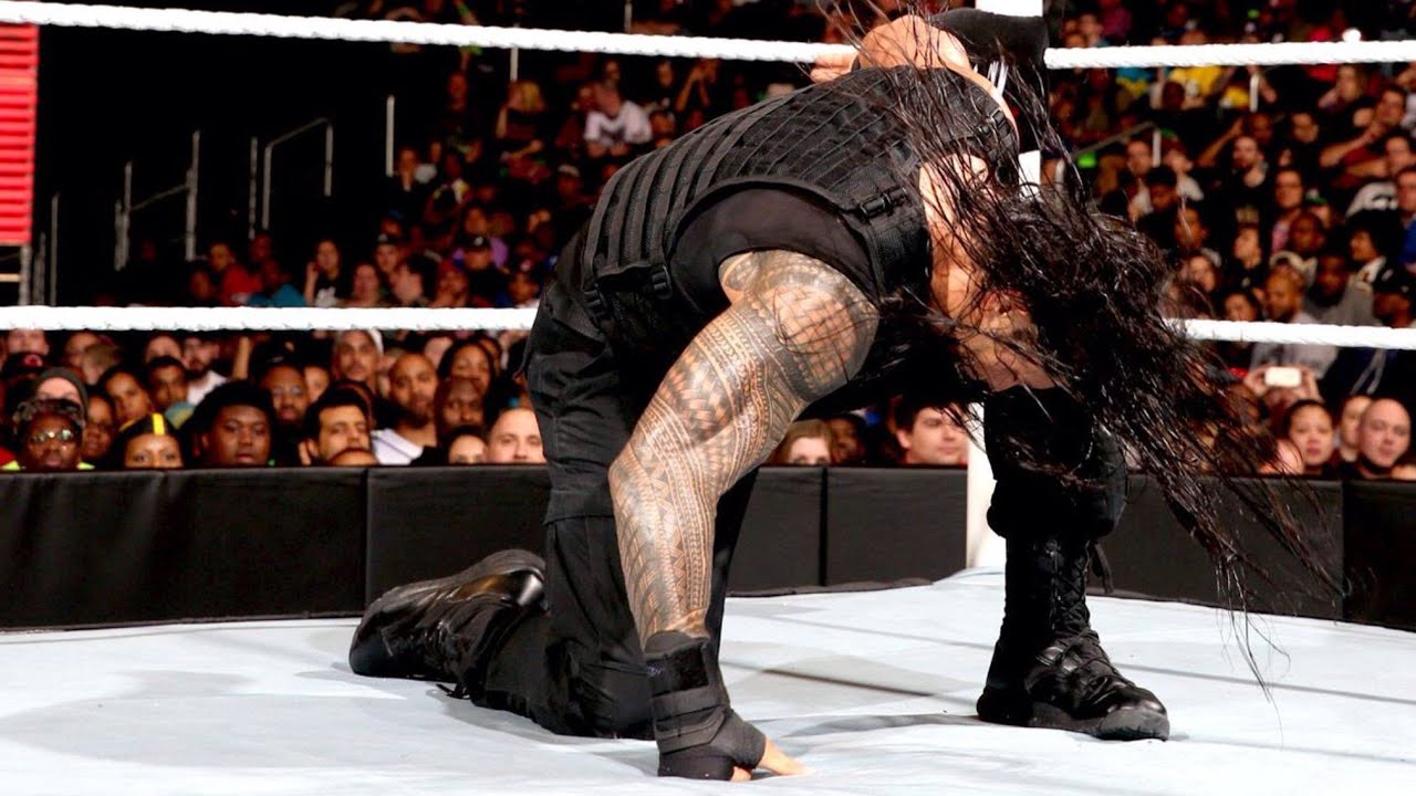 Roman Reigns Superman Punch Reel - YouTube