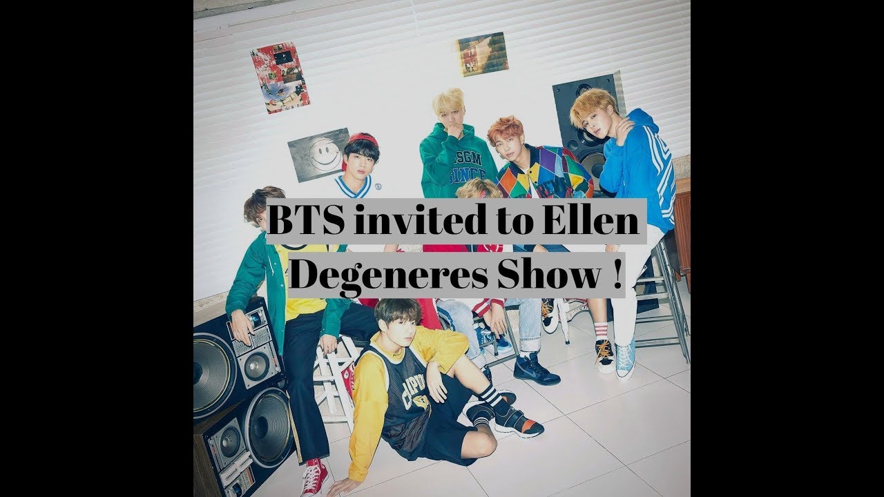 [News] BTS on Ellen Degeneres Show 11.03.17 - YouTube