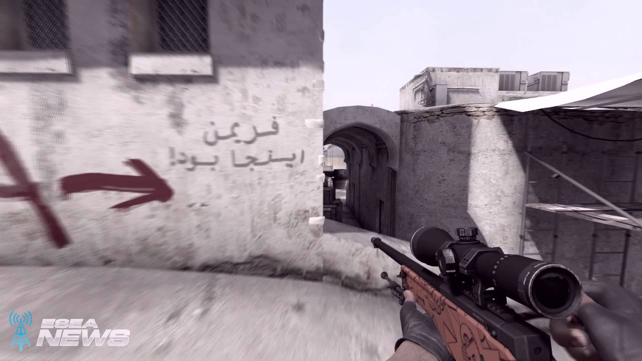 CS:GO WTF Moment: AWP Shot Against Flying CT by Skadoodle - YouTube