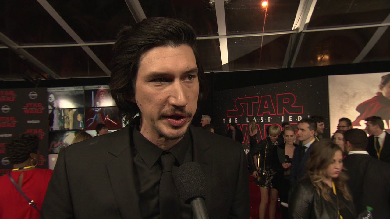 Star Wars The Last Jedi LA World Premiere - Itw Adam Driver (official ...