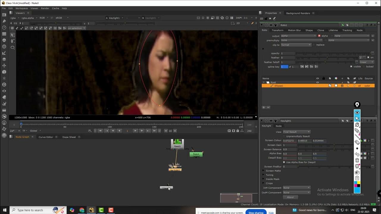 Nuke Class 14- introduction to Keylight Keyer - YouTube